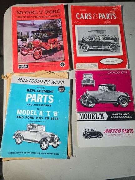 MODEL T FORD RESTORATION HANDBOOK. REPLACEMENT PARTS FOR MODEL A, T, B ...