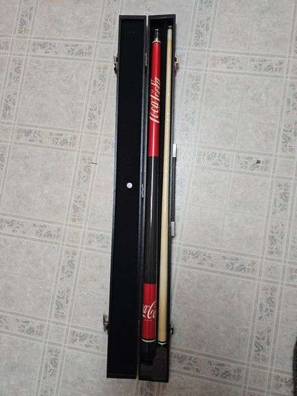 20OZ COCA-COLA POOL CUE, NEW IN CASE. - Freedom Auctions LLC