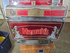 HARRAH'S 5 CENT SLOT MACHINE. WORKS! YOU COULD BE A WINNER WITH THIS ...