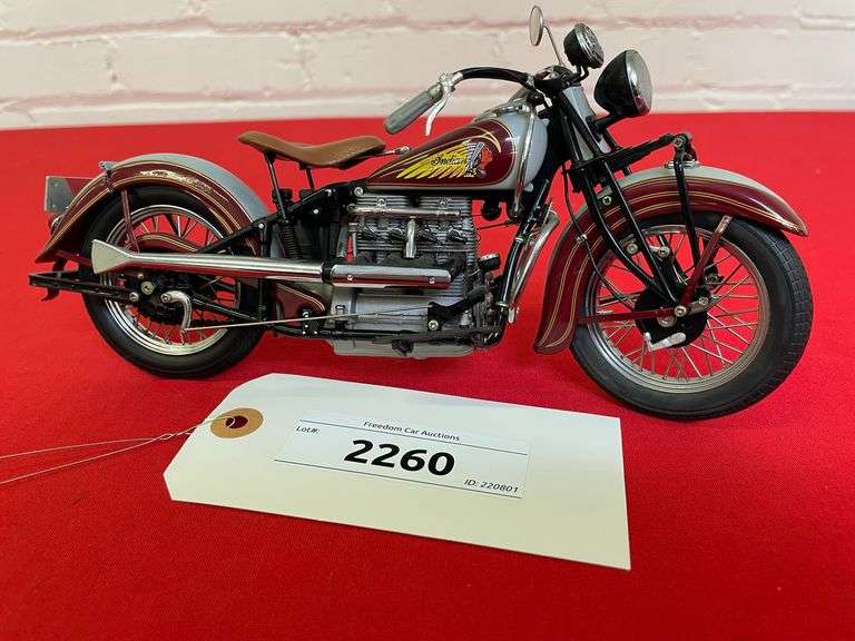 1938 Indian Motorcycle Collectable - Spankys Freedom Car Auctions