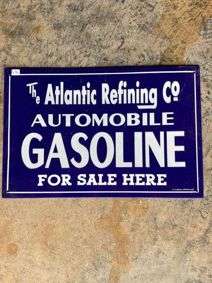 The Atlantic Refining Co. Gas Sign - Spankys Freedom Car Auctions