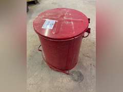 Dirty Rag Flammable Storage Can - Gavel Roads Online Auctions