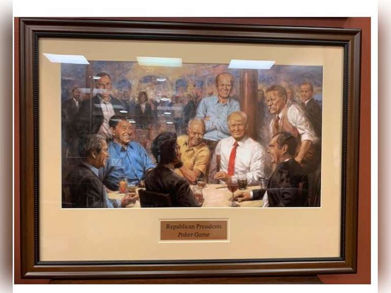 Republican Presidents Poker Game - Gavel Roads Online Auctions