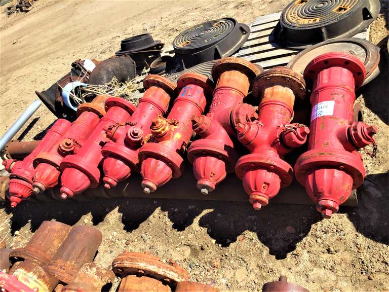 (8) Used Fire Hydrants - Gavel Roads Online Auctions