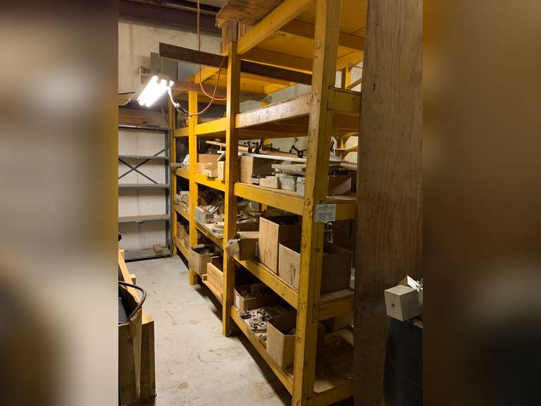 Aircraft Parts, Jigs, Aluminum Materials, & Wood Storage Rack - Gavel ...