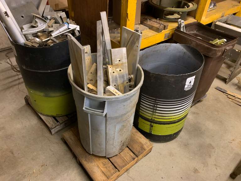 (4) Barrels of Scrap Aluminum & Steel Parts - Gavel Roads Online Auctions