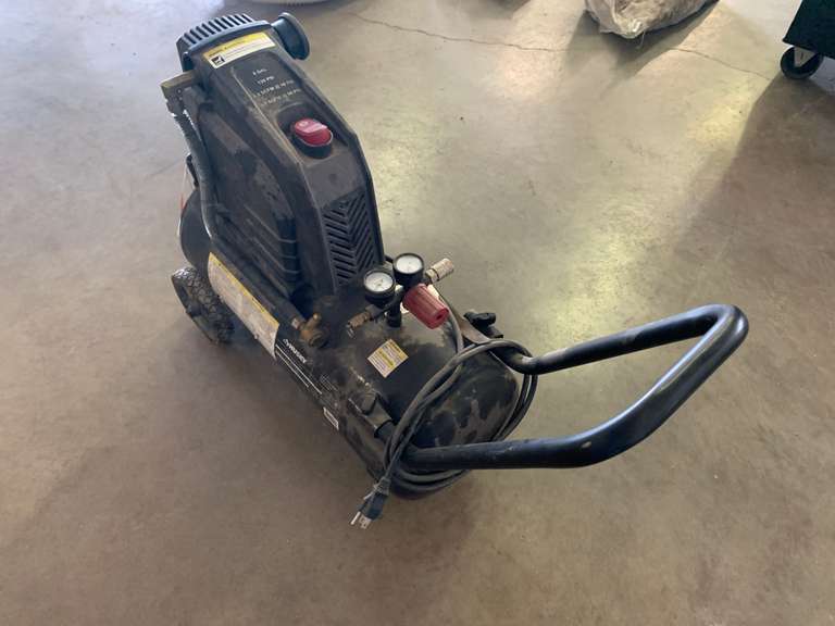 Husky 120V. Portable Air Compressor - Gavel Roads Online Auctions