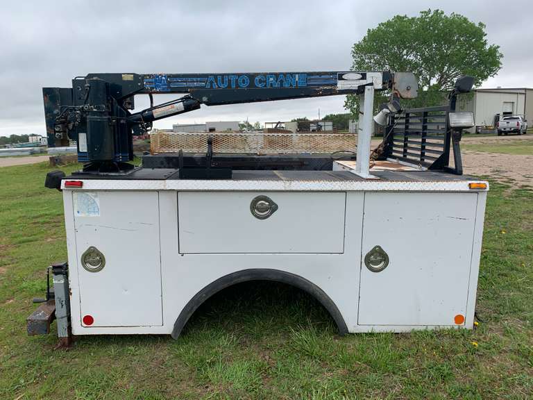 Caseco Utility Bed with Auto Crane and Fuel Tank - Gavel Roads Online ...