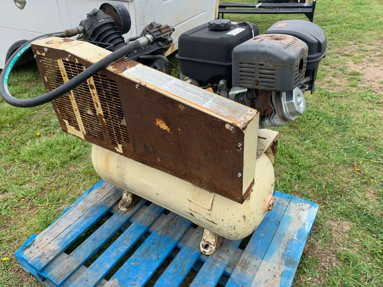 Predator Gas Powered Ingersoll Rand Air Compressor - Gavel Roads Online ...