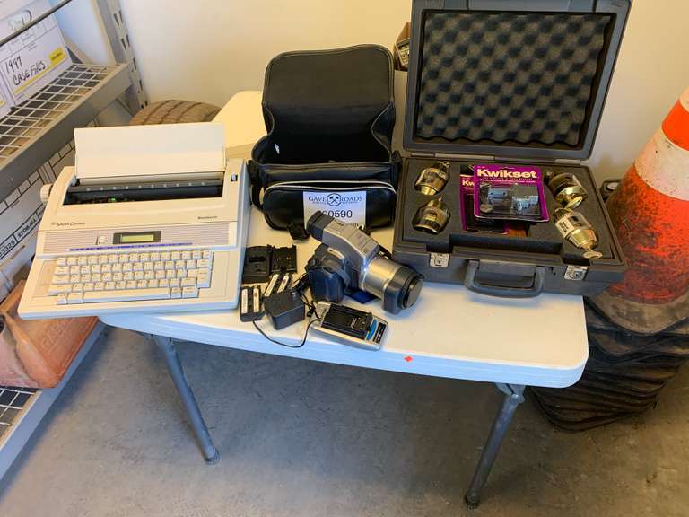 Typewriter, Sony Digital Camera/Video Recorder, & a Kwikset Lock ...