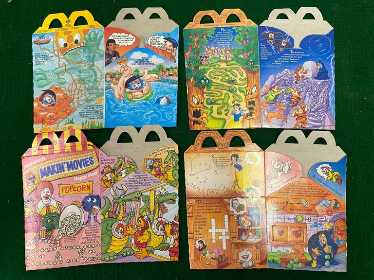 Collection of McDonald’s Happy Meal Boxes - Gavel Roads Online Auctions