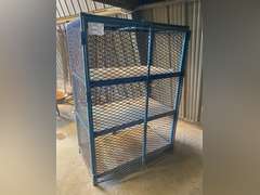 Metal Secured Tool Storage Cage - Gavel Roads Online Auctions