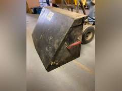 Wedge Style Truck Tool Box with Tools - Gavel Roads Online Auctions