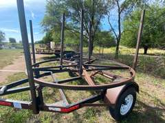 Tilting Poly Pipe Reel Trailer - Gavel Roads Online Auctions