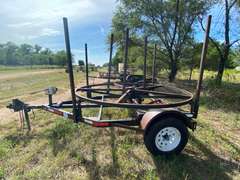 Tilting Poly Pipe Reel Trailer - Gavel Roads Online Auctions