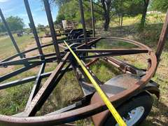 Tilting Poly Pipe Reel Trailer - Gavel Roads Online Auctions