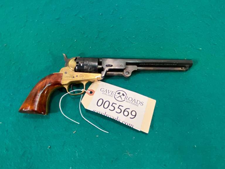 Connecticut Valley Arms .36cal Black Powder Revolver Pistol - Gavel ...