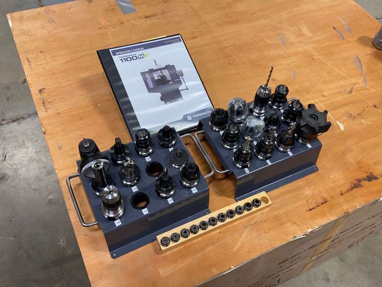 2019 Tormach 1100 MX CNC Mill including BT30 Tool Holders & 3D Probe ...