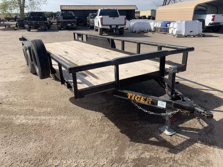 7' x 20' Tiger Utility Trailer - Gavel Roads Online Auctions