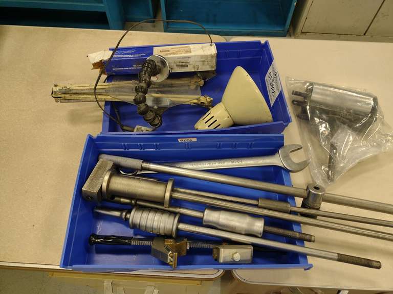(1) Snap-On Clamp (1) Grinding Wheel Dresser (1) Slide Hammer (1) Break ...
