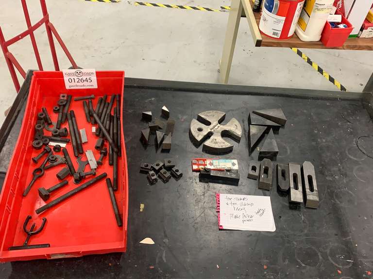 Toe Clamps / Toe Clamp Risers & Arbor Press Plate - Gavel Roads Online ...