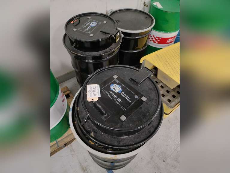 (3) Shop Rag Storage Drums - Gavel Roads Online Auctions