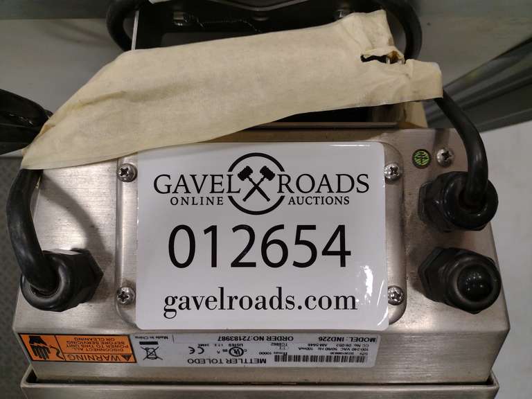 Mettler Toledo IND226 Floor Scale Indicator and Scale - Gavel Roads ...