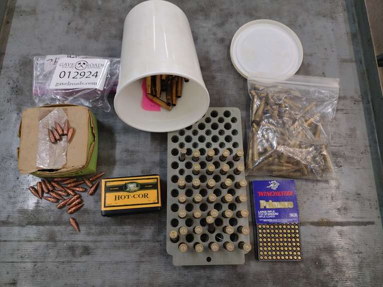 Assorted 7.62/.30 Ammunition & Shell Casings - Gavel Roads Online Auctions