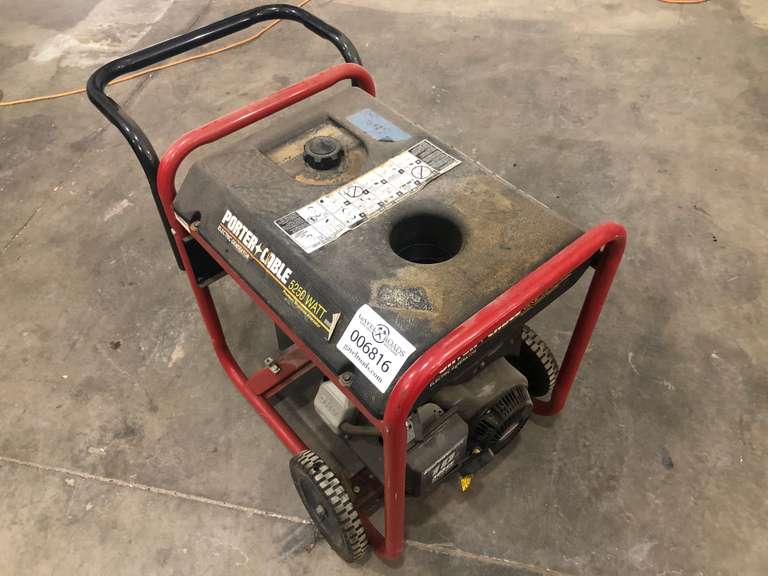 Porter Cable Portable Generator - Gavel Roads Online Auctions