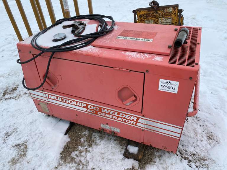 MultiQuip Diesel DC Welder/AC Generator - Gavel Roads Online Auctions