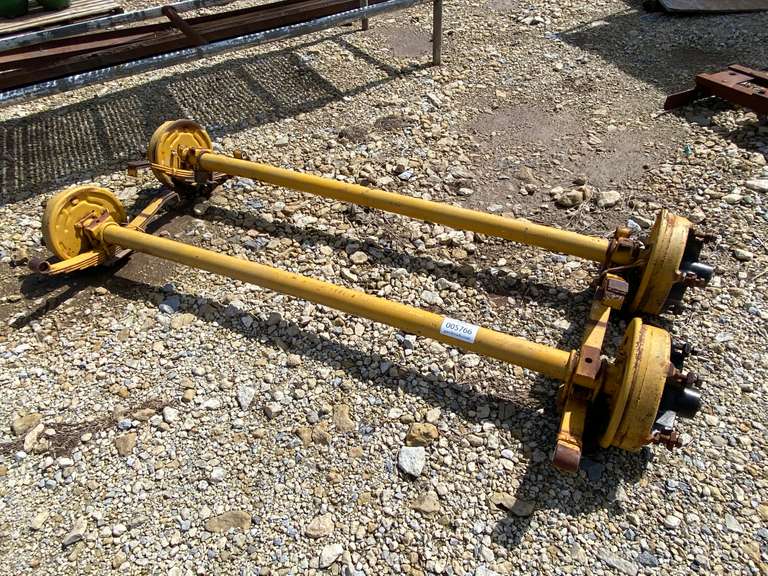 (2) Mobile Home Trailer Axles w/ Electric Brakes - Gavel Roads Online ...