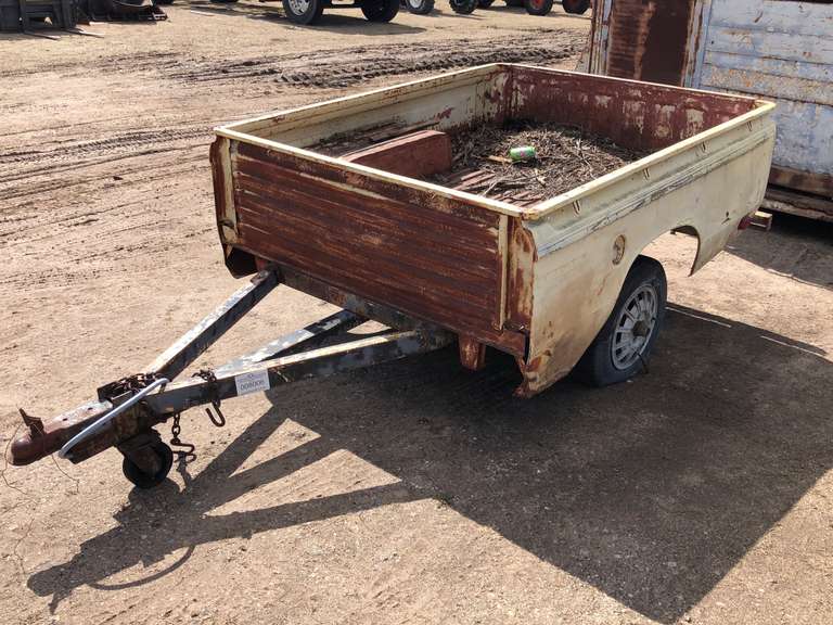 Chevrolet LUV Pickup Bed Trailer - Gavel Roads Online Auctions