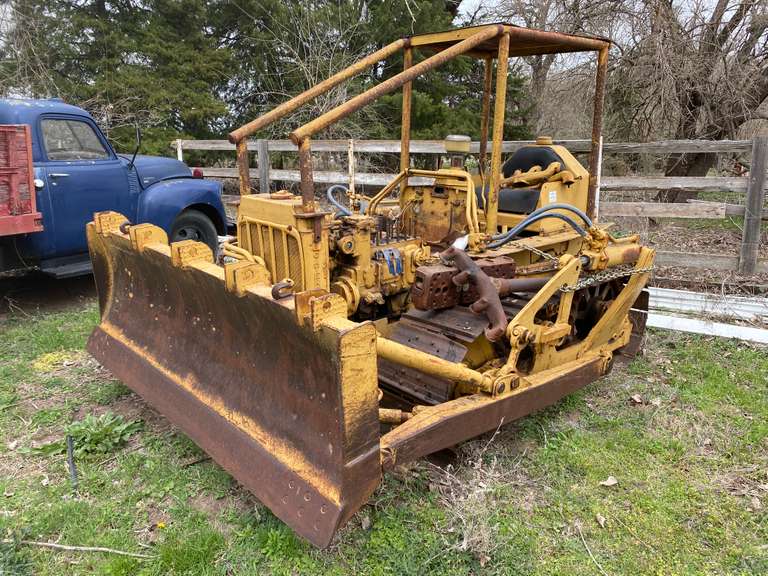 Caterpillar D4 Dozer w/ Hyster Winch - Gavel Roads Online Auctions