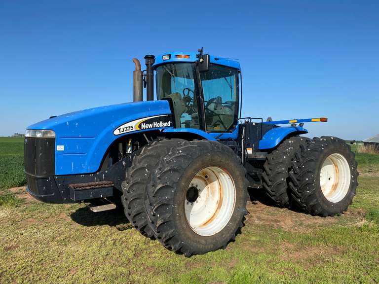 2003 New Holland TJ375 Diesel 4x4 Tractor - Gavel Roads Online Auctions