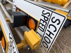 (6) Stainless Steel School Zone/Crosswalk Light Pole Indicators - Gavel ...