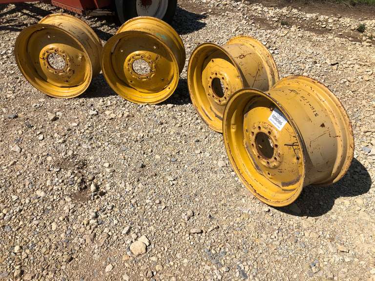 (4) Set of Equipment Wheels - Gavel Roads Online Auctions