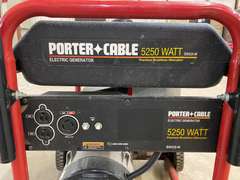Porter Cable 5250 Watt Generator - Gavel Roads Online Auctions