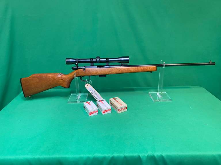Remington 591M 5mm Rem Mag Bolt-Action Rifle w/ (3) Boxes of Ammo ...