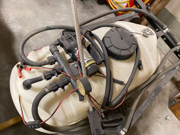 Countyline (25) gal Trailer Sprayer & Country Tuff (2) gal Sprayer ...
