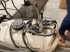 Countyline (25) gal Trailer Sprayer & Country Tuff (2) gal Sprayer ...