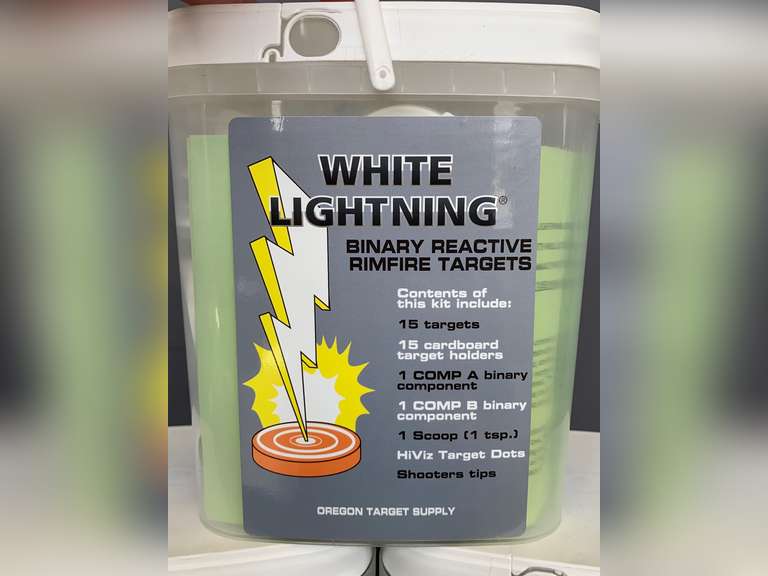 (3) White Lightning Binary Reactive Rimfire Targets - Gavel Roads ...