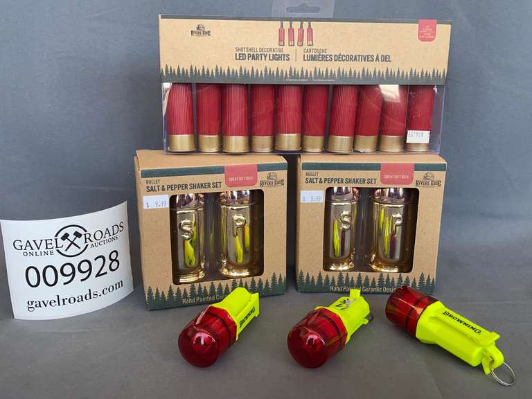 Shotsell LED Party Lights & (2) Bullet Salt & Pepper Shaker Sets ...