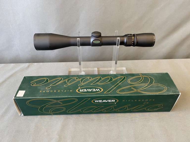 Weaver Classic V9 3-9X38 Scope (NIB) - Gavel Roads Online Auctions