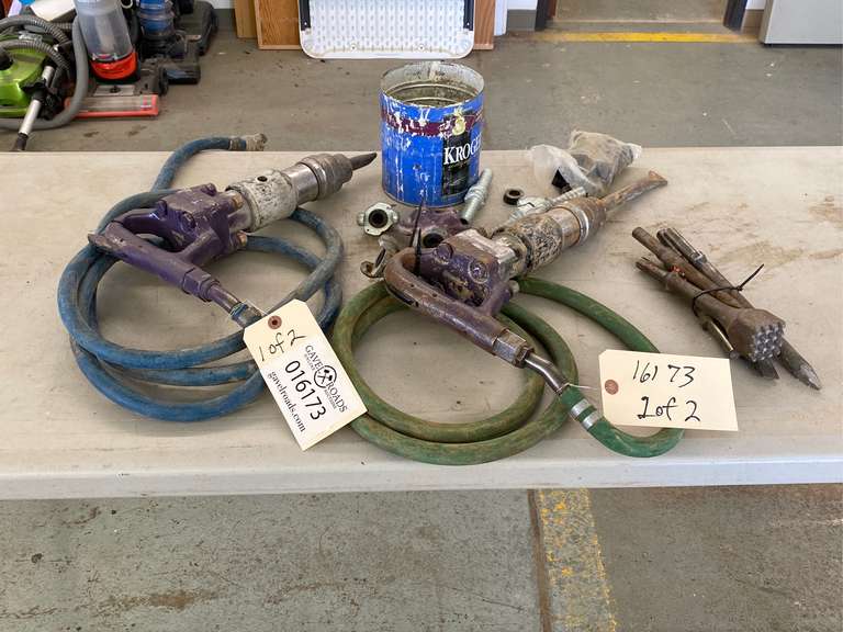 (2) Handheld Demolition Tools & Attachments - Gavel Roads Online Auctions