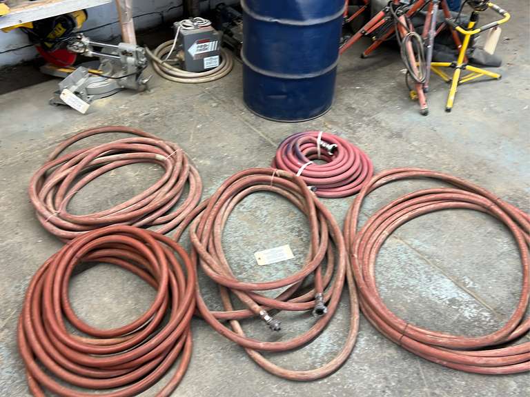 (5) Pneumatic Air Hoses - Gavel Roads Online Auctions