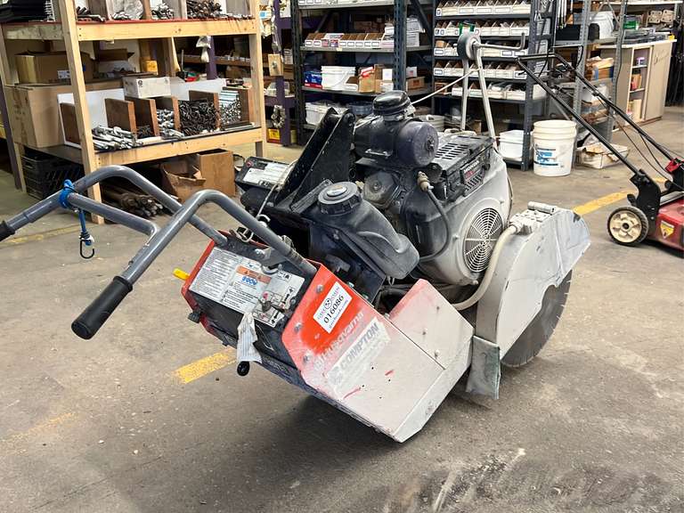 2008 Husqvarna Portacut IV 20" Walk Behind Concrete Saw - Gavel Roads ...