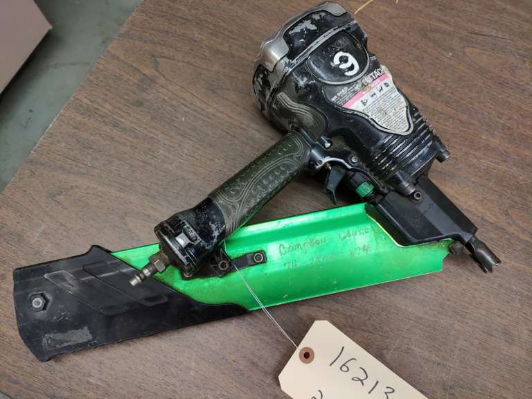 (3) Hitachi 3 1/2" Strip Nailers Model NR90AD - Gavel Roads Online Auctions