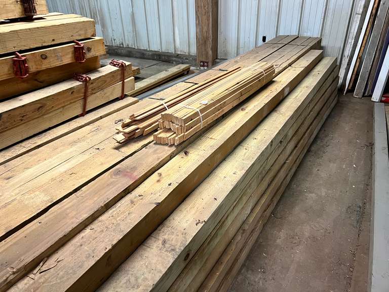 Lumber Planks/Posts & Metal C Channel - Gavel Roads Online Auctions