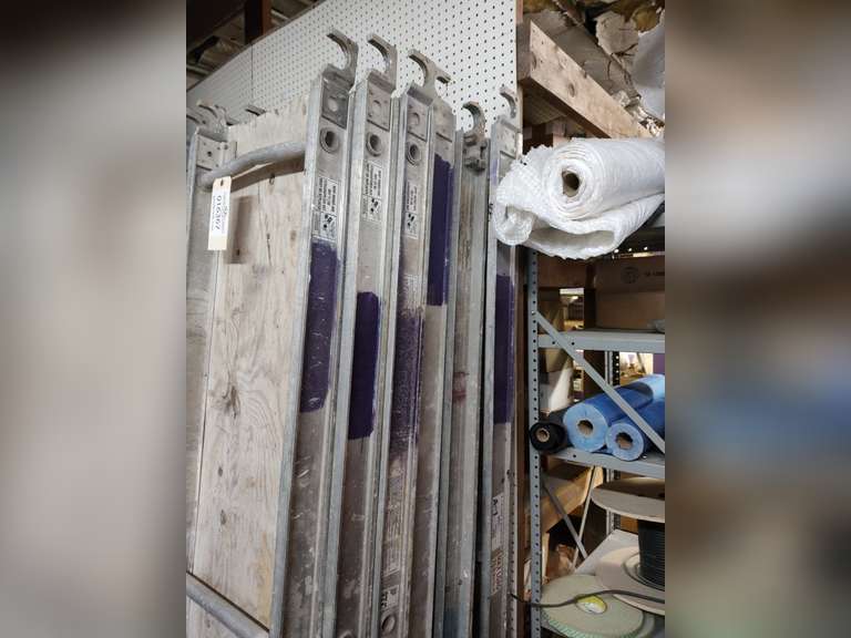 (6) 7'x18" Aluma-Plank Scaffold Deck - Gavel Roads Online Auctions