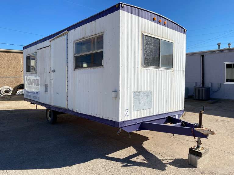 1977 8 x 24 Construction Job Trailer #2 - Gavel Roads Online Auctions